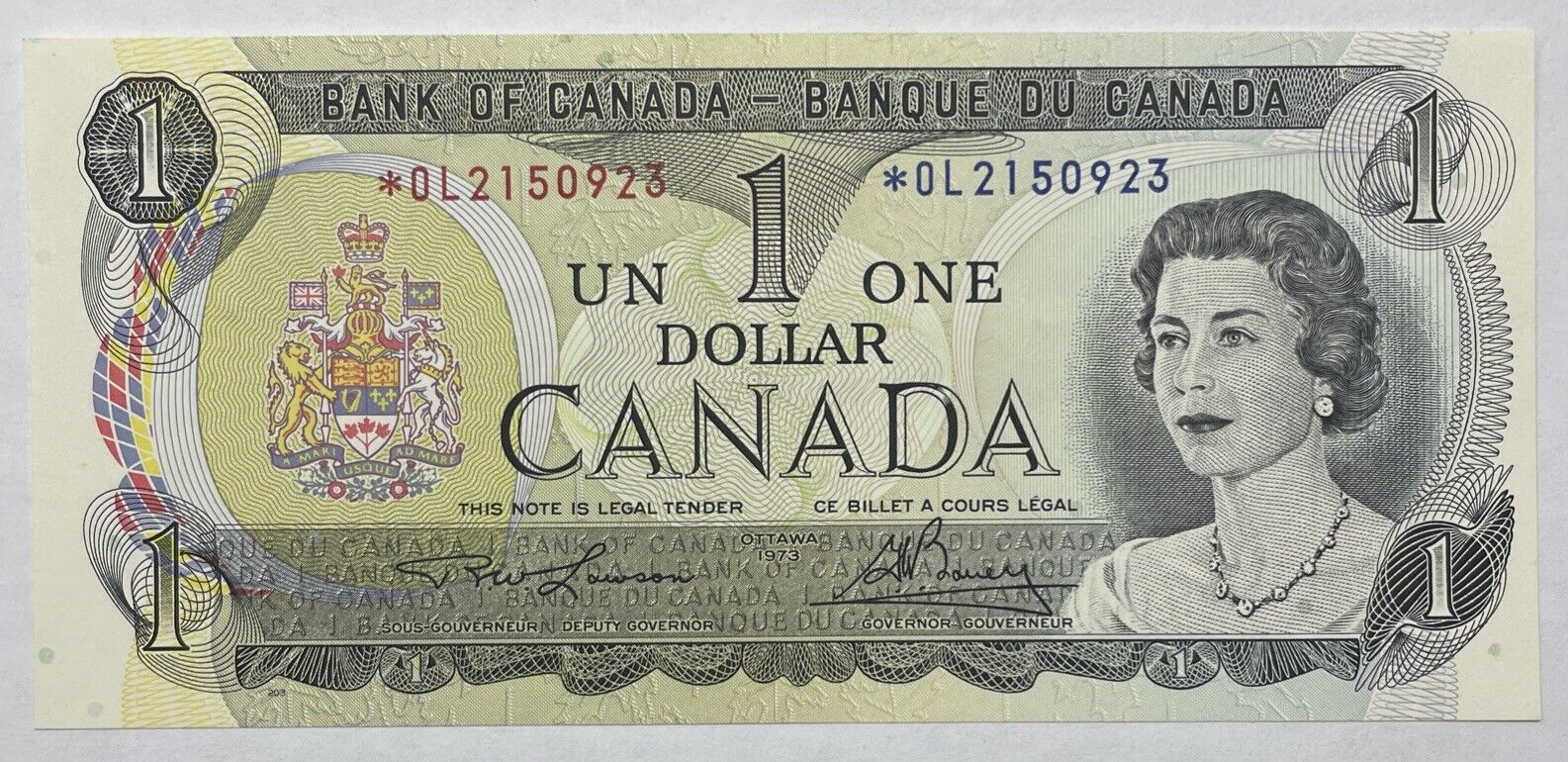 1973, *OL Replacement Prefix $1, BC-46aA. UNC . MB-318 – Diverse ...